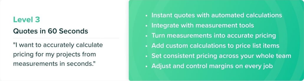 Setup Levels Overview